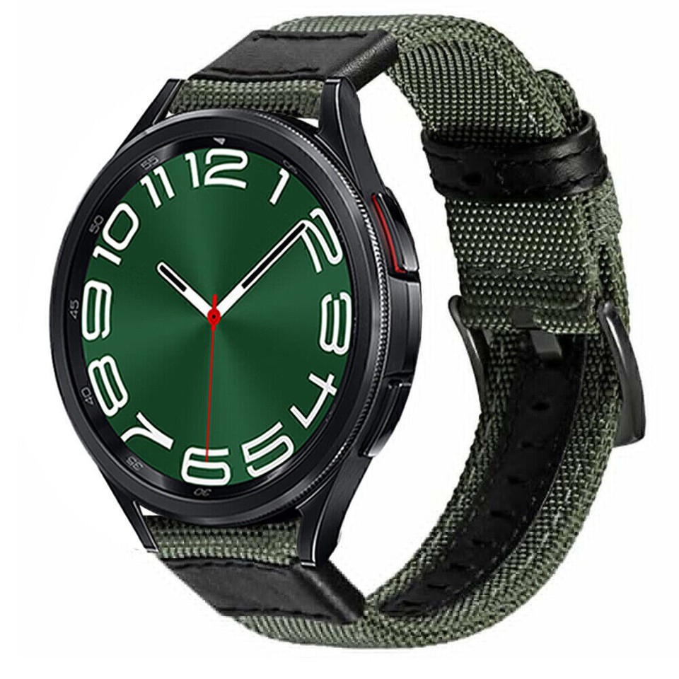 20MM 22MM Universal Quick Release Pin Leather Nylon Loop Watch Strap ...