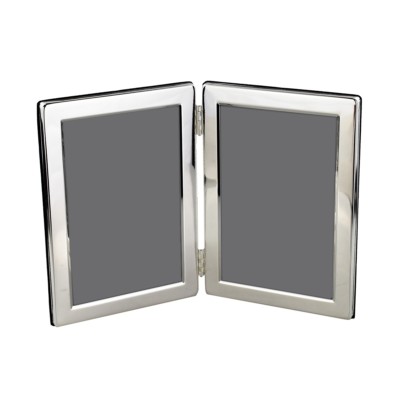 Silver Plated Double Photo Frame 18x13cm Portrait - X3498 | eBay