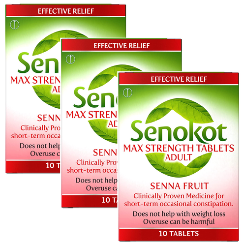 Senokot Max Strength Senna Fruit - 3 x 10 Tablets (Triple Pack) | eBay UK