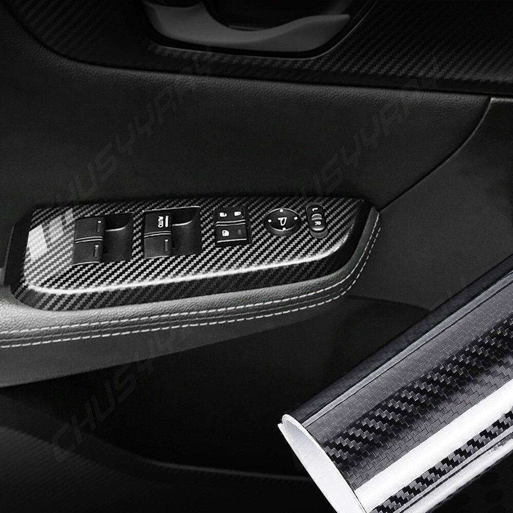 30cmx152cm Car Interior Carbon Fiber Vinyl Wrap Sticker For Bmw 1 ...
