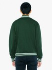New American Apparel Heavy Terry Club Bomber Baseball Jacket XS Green ...