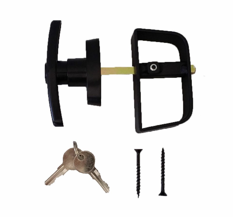 4-1/2" T Handle Lock + Heavy Duty BB Shed Doors, Gates, Playhouses ...