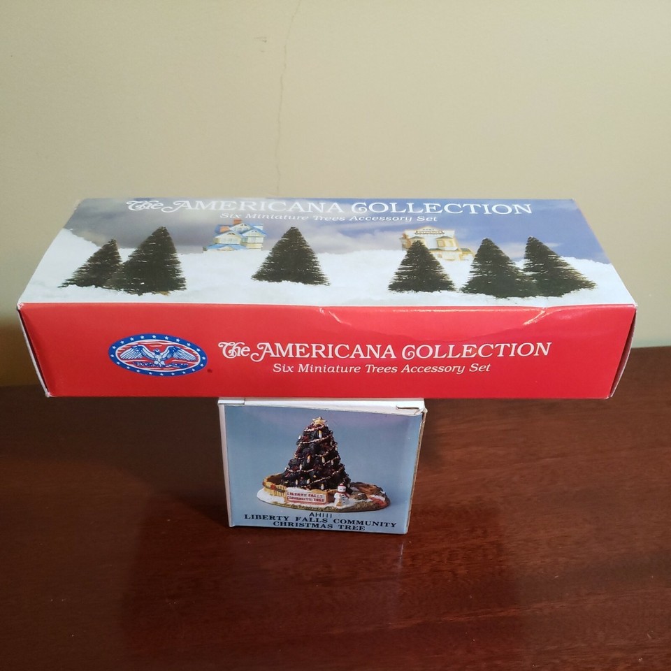 Liberty Falls The Americana Collection Community Christmas Tree & 6 ...