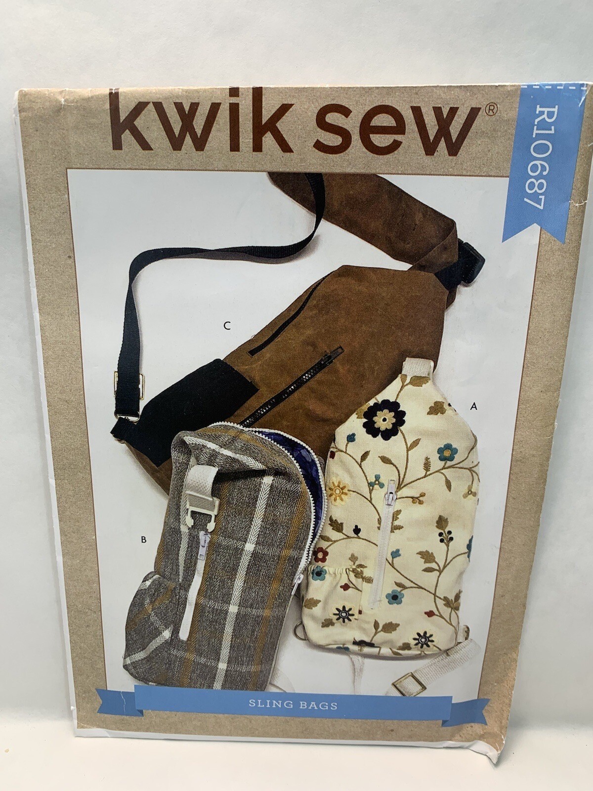 Kwik Sew R10687 10687 Unisex Sling Bags Purse Sewing Pattern *Uncut* | eBay