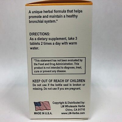 Fritillaria Bulb Combo - Kete Ling Capsules - Herbal Supplement for ...