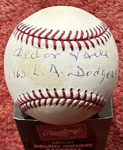 Hector Valle Signed Autographed Rawlings Official Major League Baseball ...