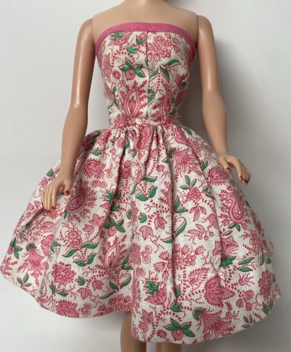 Vintage Barbie Miss Suzette Clone Fashion Doll Dress Pink Floral | eBay