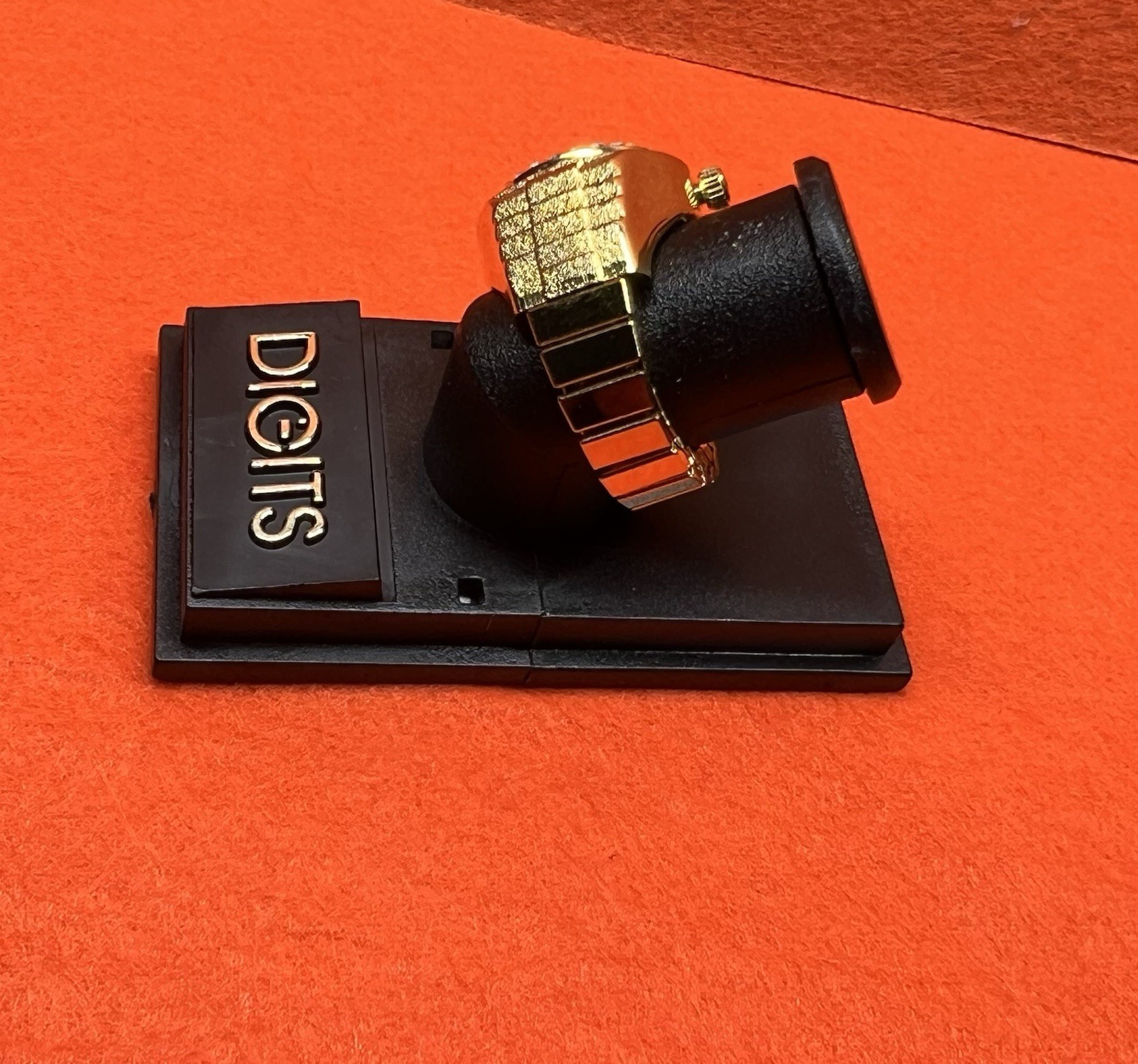 Vintage Digits Bonetto Finger Ring Watch Untested - Gem