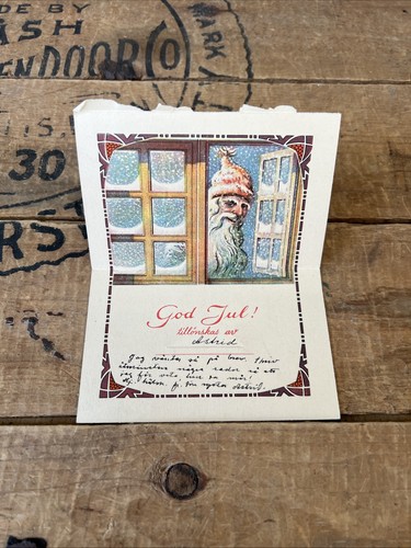 Antique Swedish Santa Postcard Ernst Frick & Co Mailed To Rockford, IL ...