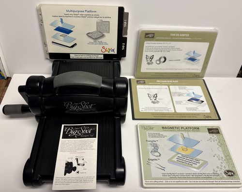 Stampin’ Up Big Shot Machine Black Die Cutter & Embosser w/ Plates | eBay