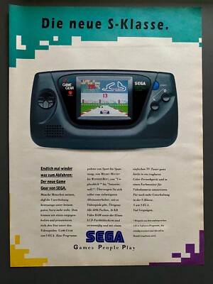 Sega Game Gear Konsole Videospiel retro Original 1991 Vintage Advert ...
