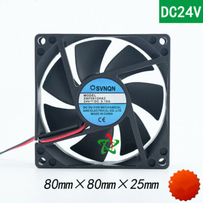 1PC SVNQN XNF0812HA2 24V 0.18A 8025 8CM 2-wire #D9 | eBay