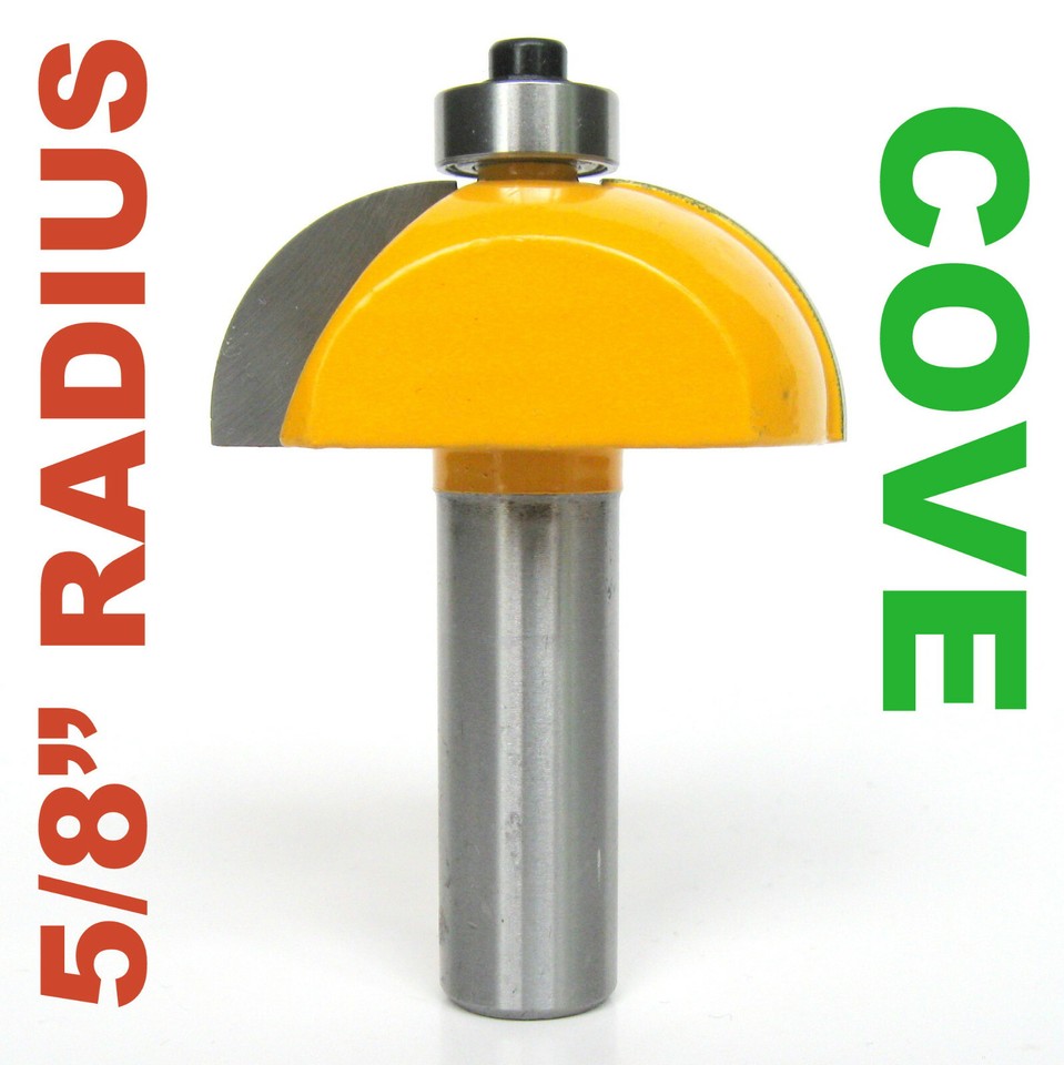 1 pc 1/2 SH Convex Cove with 5/8" Radius 3/4" High Router Bit sct-888 ...