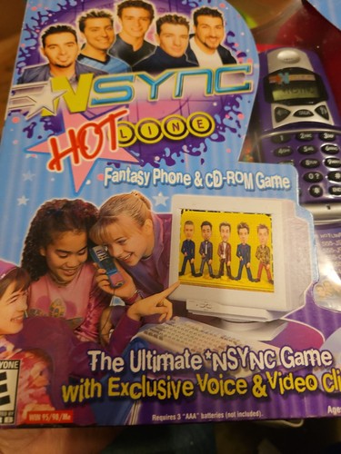 NSYNC Hotline Fantasy Phone and CD-ROM Game (PC, 2001) for sale online ...