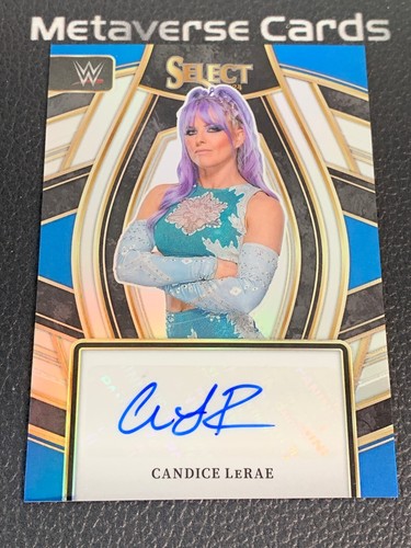2024 Panini Select WWE Signature Selections Auto Silver Prizm Candice ...