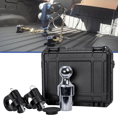 Puck System 2-5/16" Gooseneck Ball & Safety Chain Anchor Kit 30k Lb Oem ...