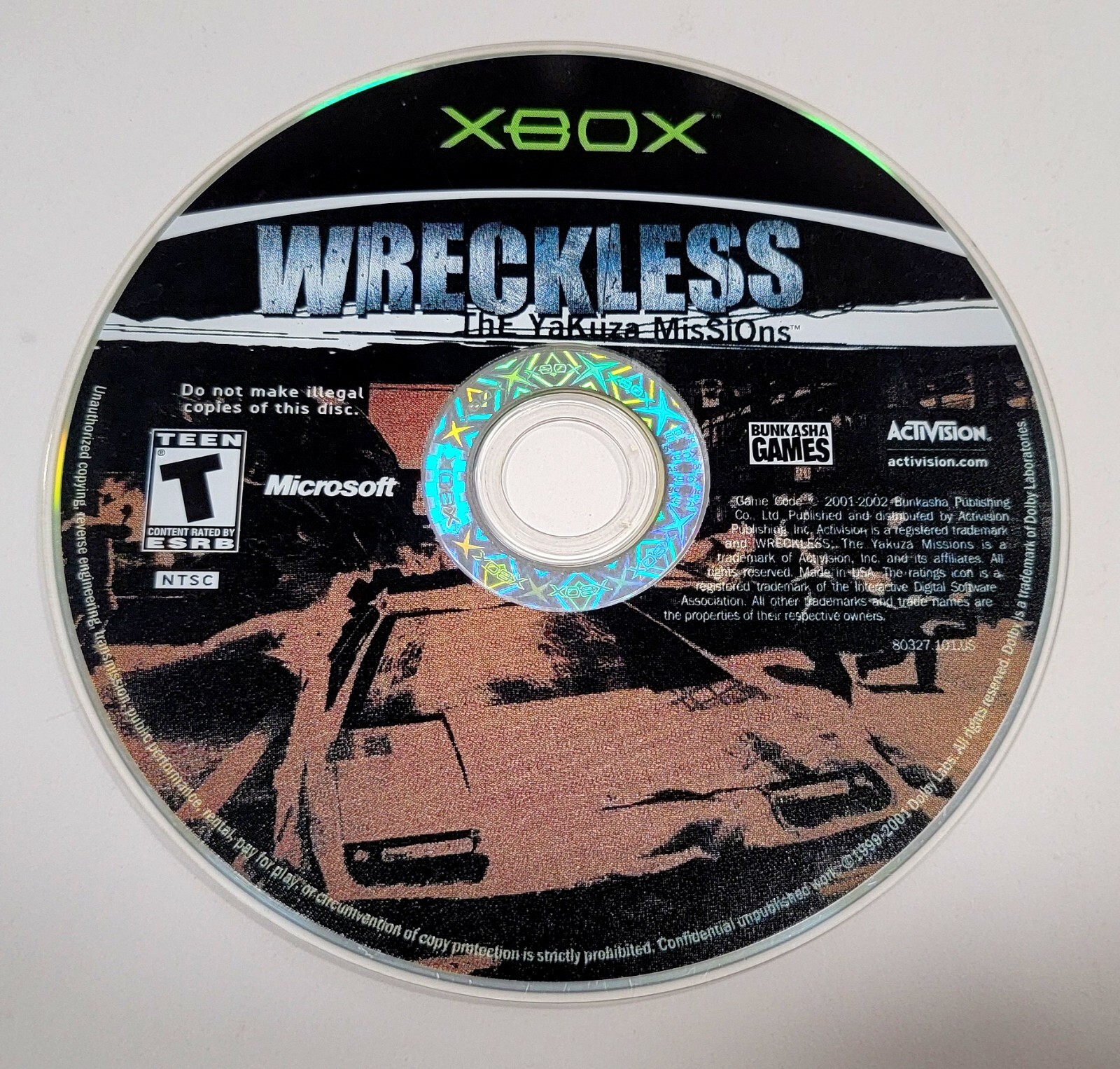 Wreckless: The Yakuza Missions | Xbox Original | Complete CIB W/ Manual ...