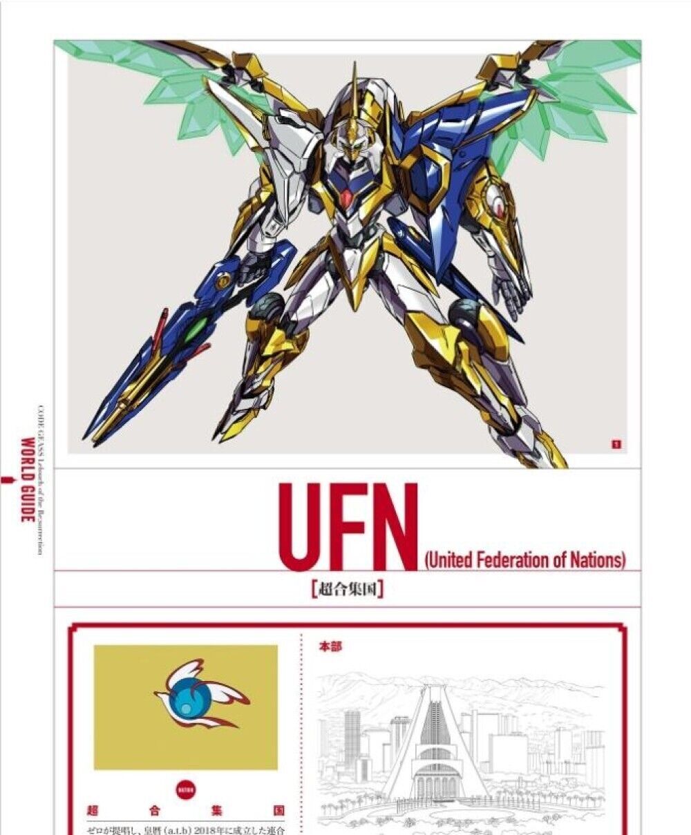 Code Geass Lelouch of the Resurrection Mechanical Completion Book Guide ...