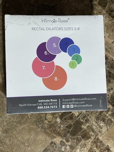 New Intimate Rose 4PK Silicone Pelvic Anal Rectal Dilators Unisex Size ...