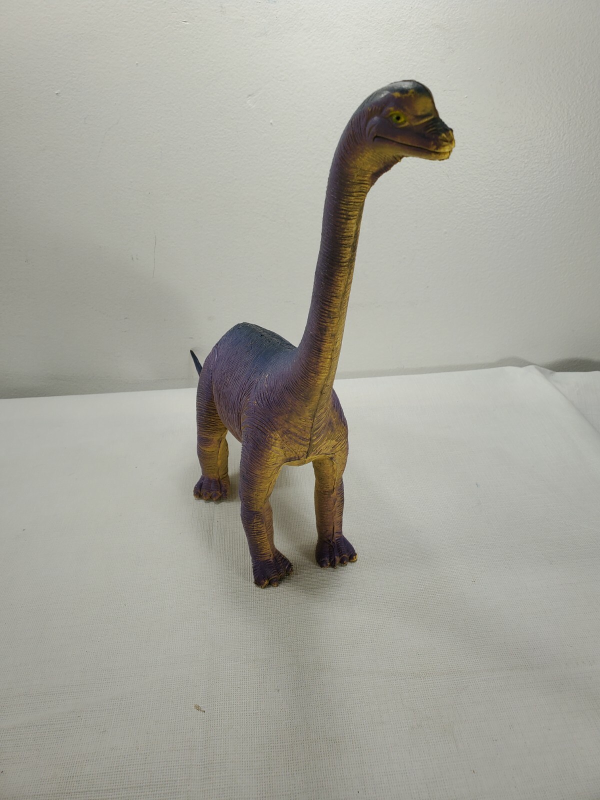 Toy Dinosaur Brachiosaurus 1986 rubber action figure prehistoric Dor ...