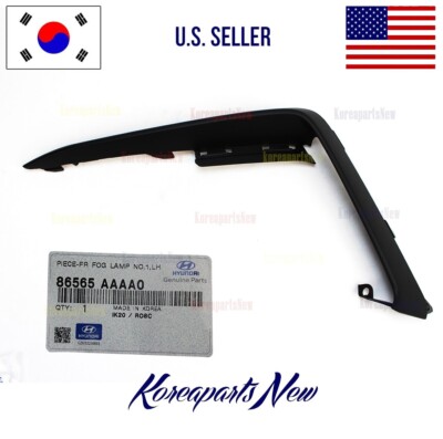 FRONT Bumper Cover Fog Lamp Molding Left DRIVER ⭐OEM⭐ Hyundai Elantra ...