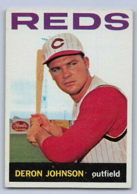 1964 DERON JOHNSON - Topps Baseball Card # 449 - CINCINNSTI REDS ...