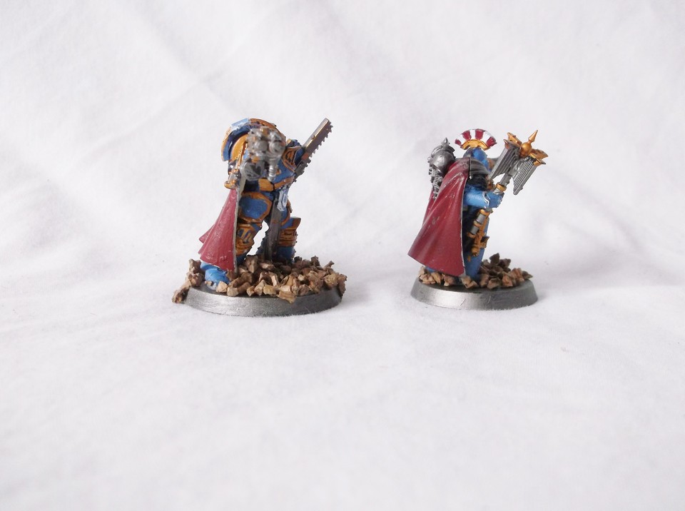 Warhammer 40k Horus Heresy Space Marine Captain & Chaplain-Custom by ...