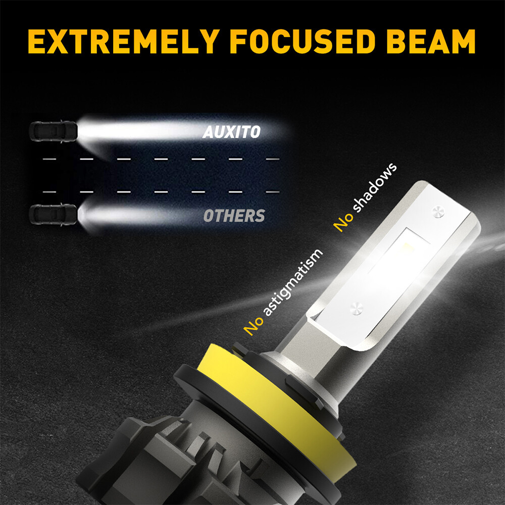 For Audi A3 A4 A5 A6 A8 TT Q5 S5 3000K Bright Golden Yellow LED Fog ...