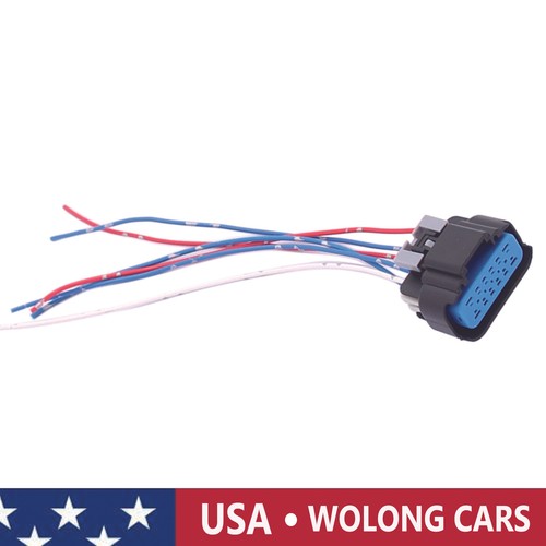 12-pin 6 wire Halogen Headlight Connector Harness Fit for 08-14 ...