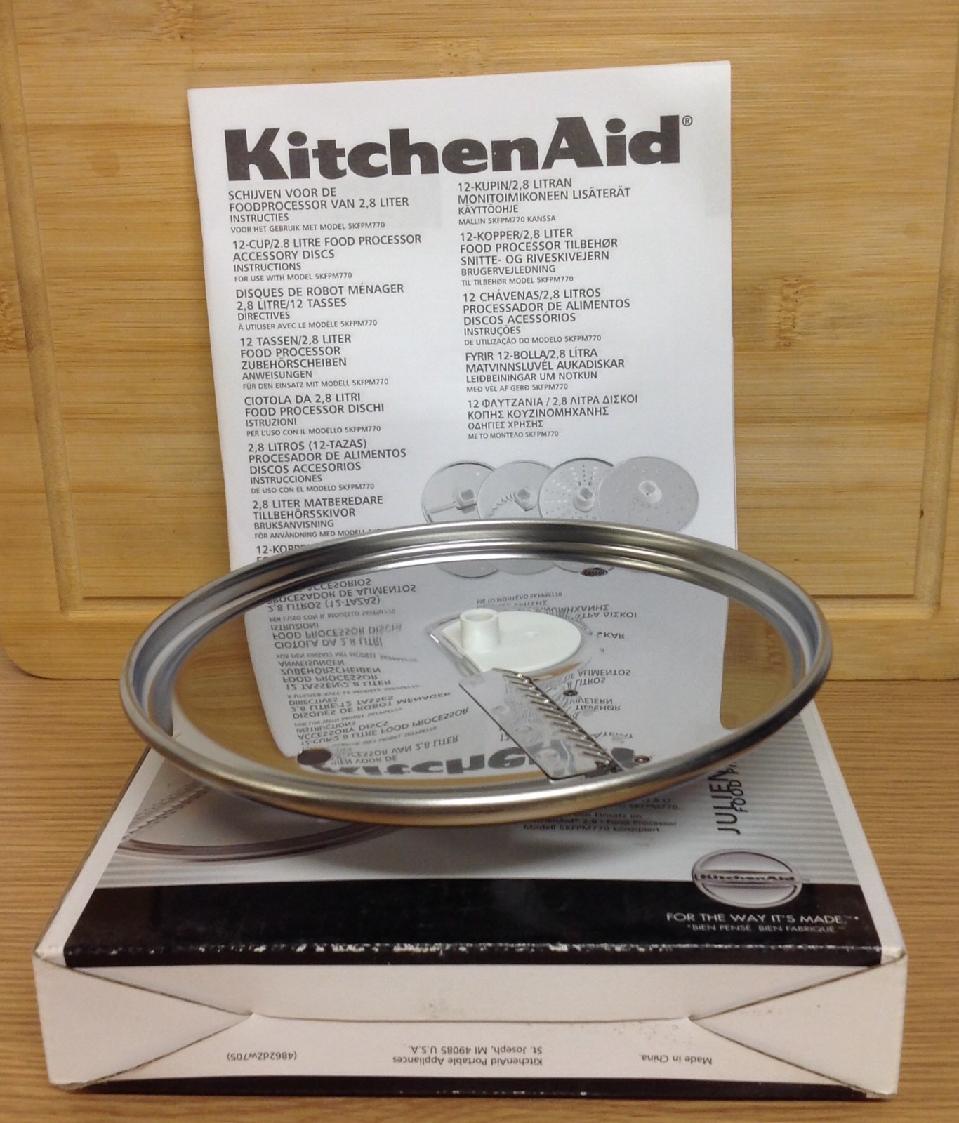 KitchenAid 12 Cup / 2.8 L Food Processor Disc 5KFP7JU 5413184123185| eBay