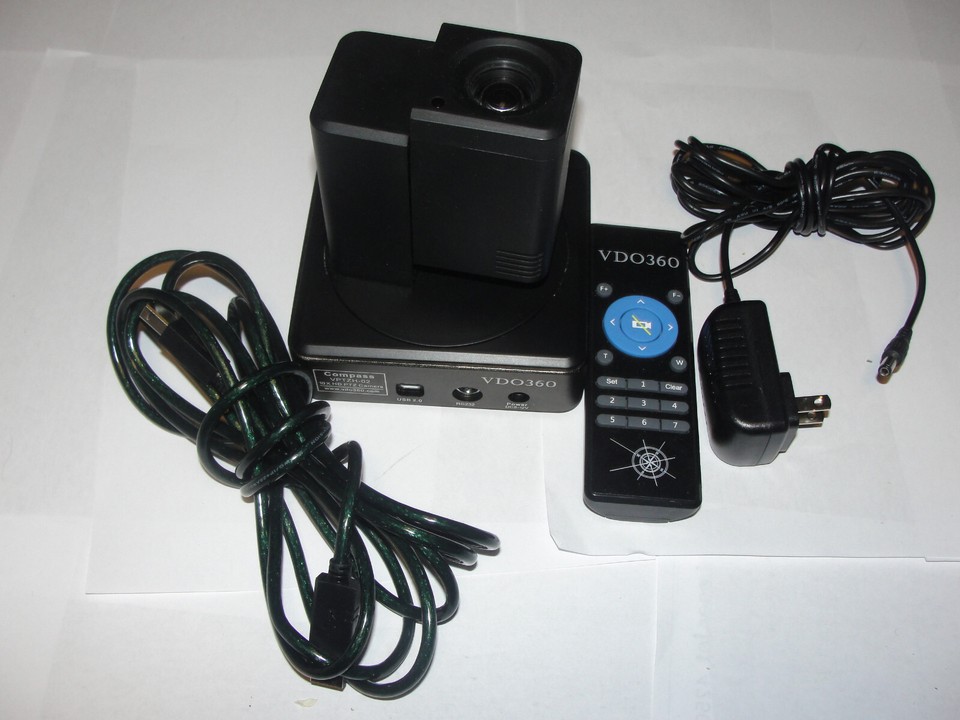 🔥VDO360 VPTZH-02 COMPASS USB VIDEO CONFERENCING CAMERA 💯 | eBay