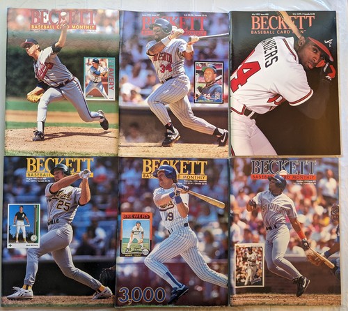 NEW Lot! Beckett Baseball Card Monthly Magazine: RARE 1990s, Mark ...