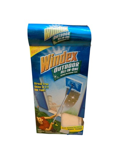 Windex Outdoor All-In-One Glass & Window Cleaning Tool Starter Kit Open ...
