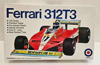 1/25 ENTEX/ NITTO FERRARI 312T3 F1 CAR #9552F NEW VINTAGE MODEL KIT US ...