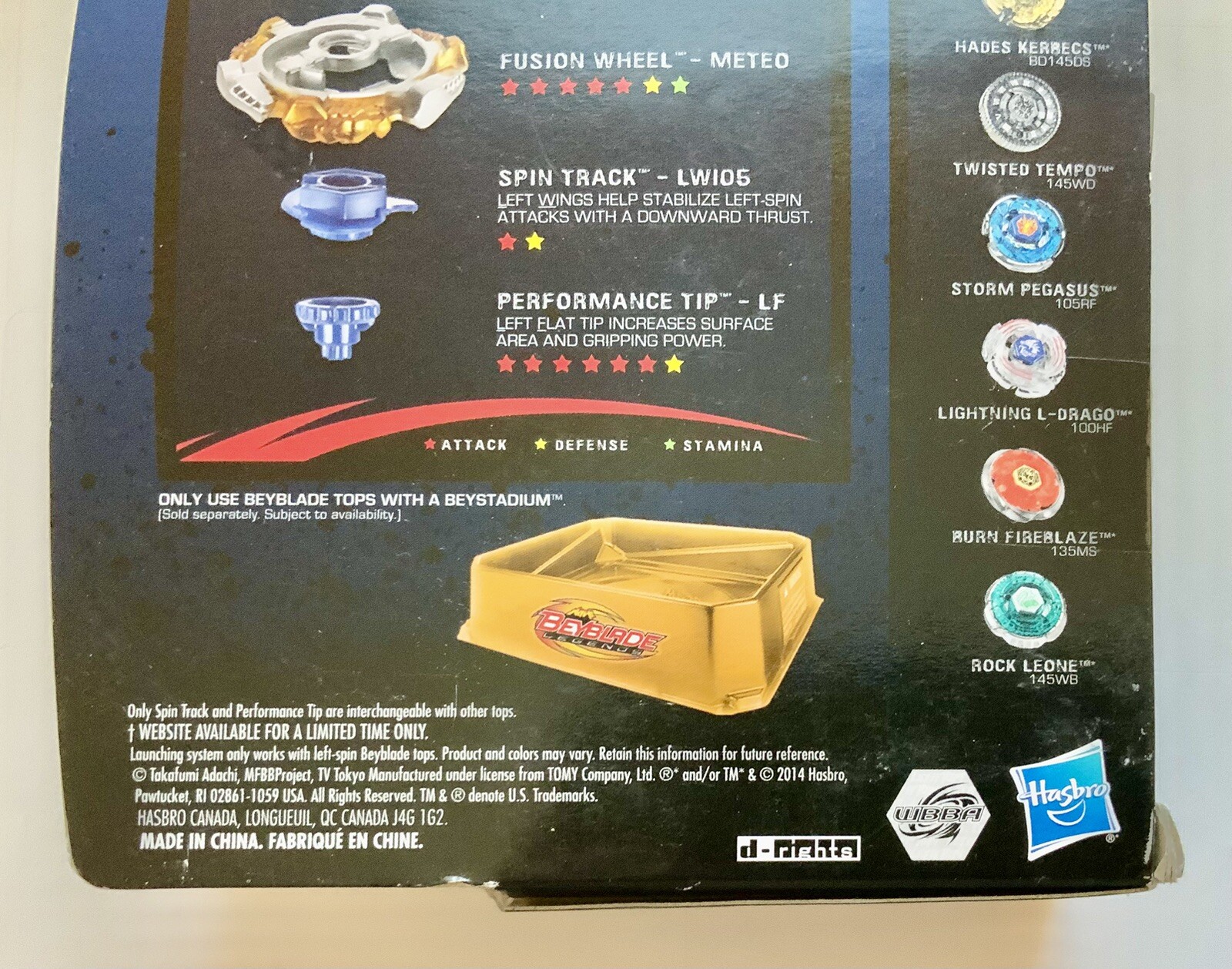 NEW HASBRO BEYBLADE LEGENDS BB-88 METEO L-DRAGO LW105LF USA SELLER | eBay