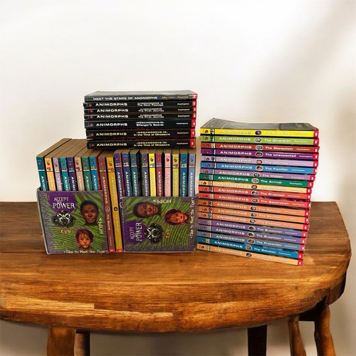 Animorphs Book Bundle Huge Lot Of 46 With Rare Bookends All 1st ...