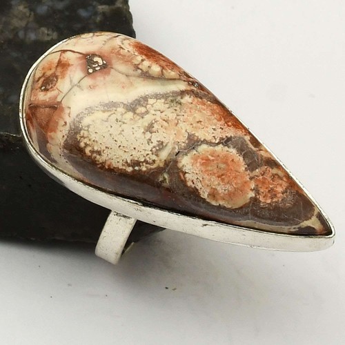 Mexican Bird Eye Gemstone Ethnic Ring Jewelry Gift US Size-9.25 AR ...