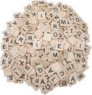400 Pcs Wood Scrabble Tiles DIY Wooden Letters For Spelling Tile Game ...
