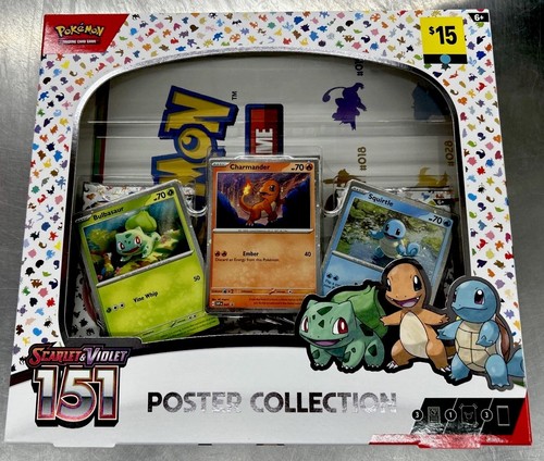 NEW~Pokémon 151 Poster Collection,Charmander Promo, SEALED 196214126886 ...