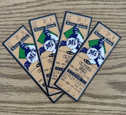 Vintage 1992 Seattle Mariners California Angels Ticket Stubs Lot ...