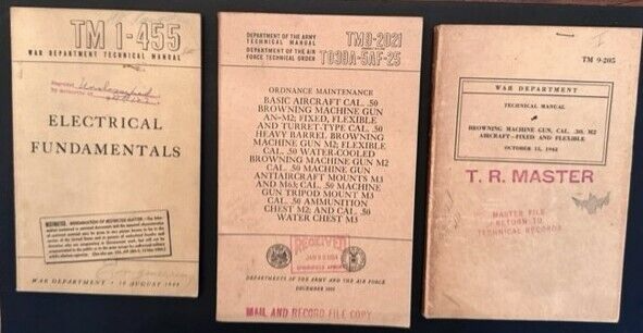 Nine-1940-1950s Unclassified US War Dept Army 50 60 Cal Browning Rocket ...