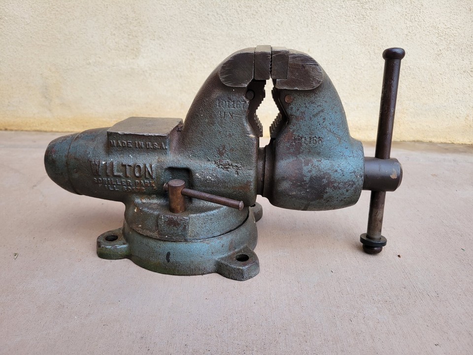 Wilton 3-1/2" C-O Bullet Vise w/ Swivel Base Schiller Park, IL Bench ...