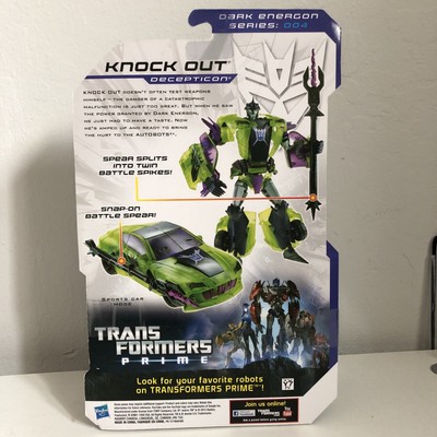 Transformers Prime Knockout And Breakdown Toys