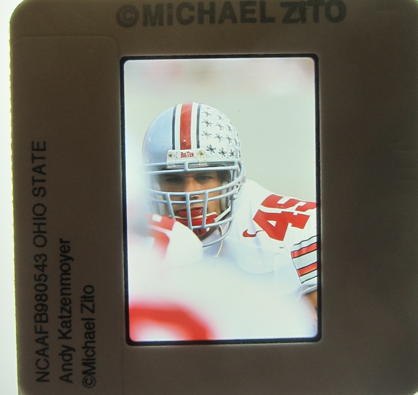 ANDY KATZENMOYER OHIO STATE NEW ENGLAND PATRIOTS #59 ORIGINAL SLIDE 3 ...