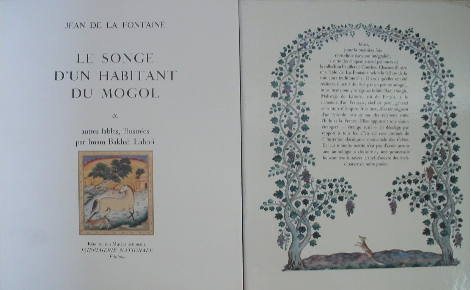 Le Songe d'un habitant du Mogol: Et autres fables / Jean de la Fontaine ...