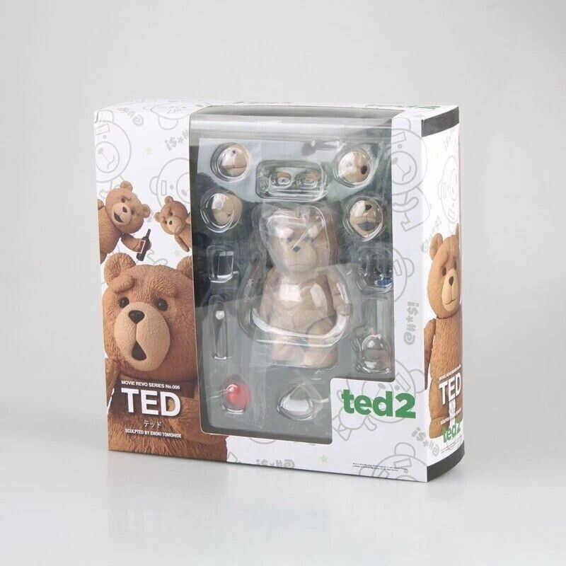 NEW Movie TED 2 10cm Ted Teddy Bear BJD Action Figure Model Toys in Box ...