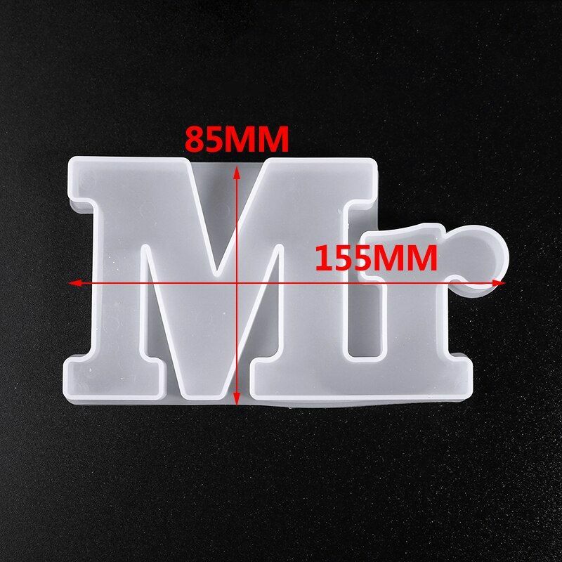 Silicone Mold Mr & Mrs Sign Word Mold Epoxy Resin Casting Jewelry DIY ...