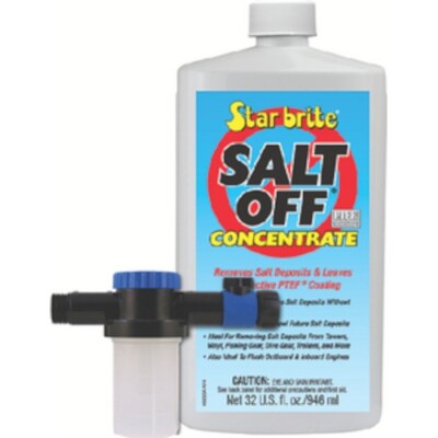 Applicator and 32 oz Bottle of Salt Off Liquid Salt Remover with PTEF ...