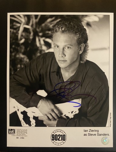 Ian Ziering signed 8x10 photo! Beverly Hills 90210! Steve Sanders! W ...