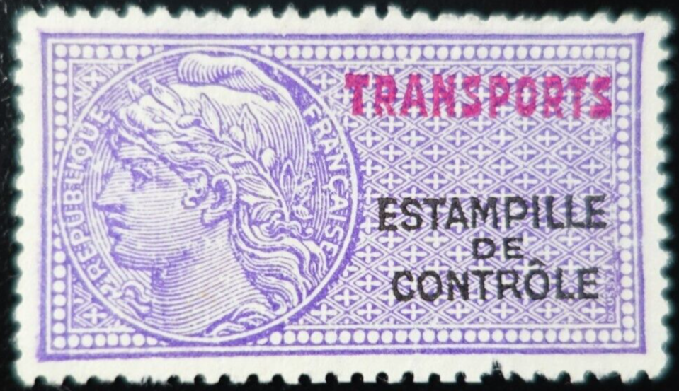 Stamp Revenue Stamps IN - Transport - Medallion Of K. N° 1A mint ...